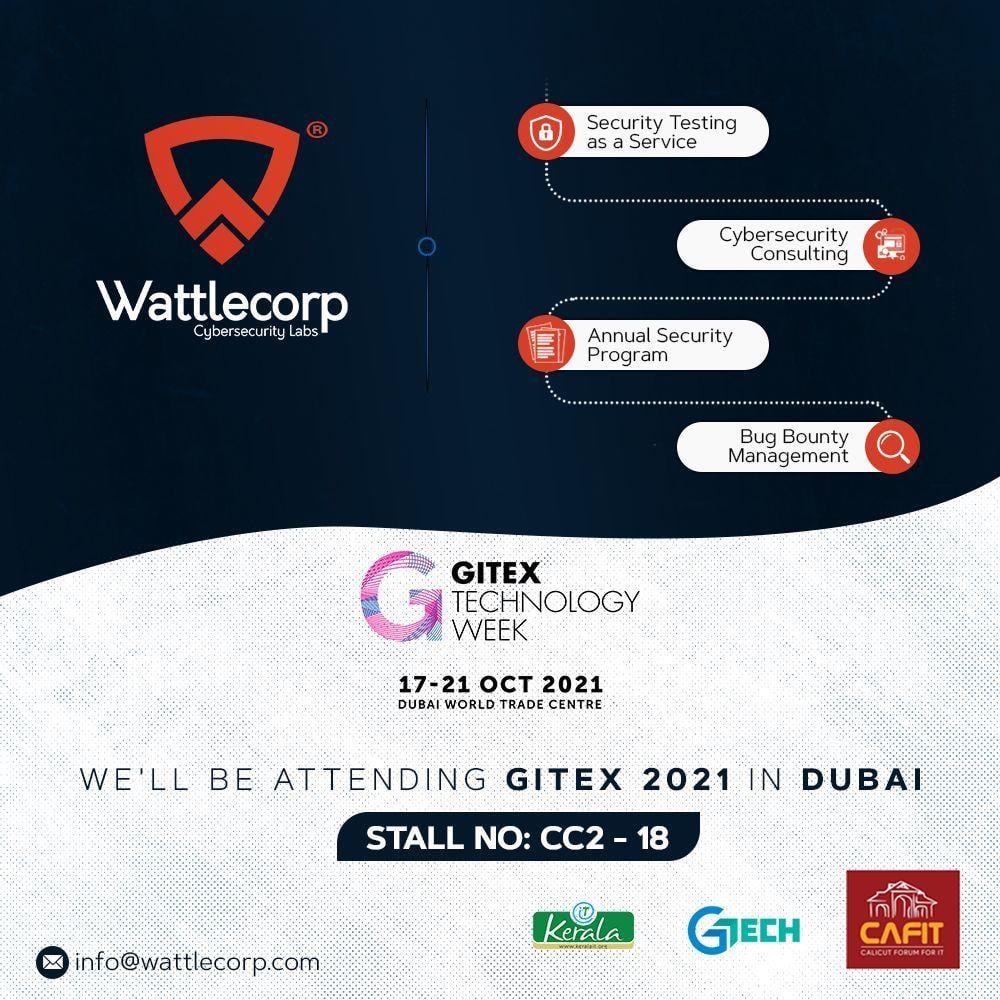Wattlecorp at Gitex Global 2021 Dubai, UAE | Wattlecorp Cybersecurity Labs Wattlecorp at Gitex Global 2021 Dubai, UAE | Wattlecorp Cybersecurity Labs