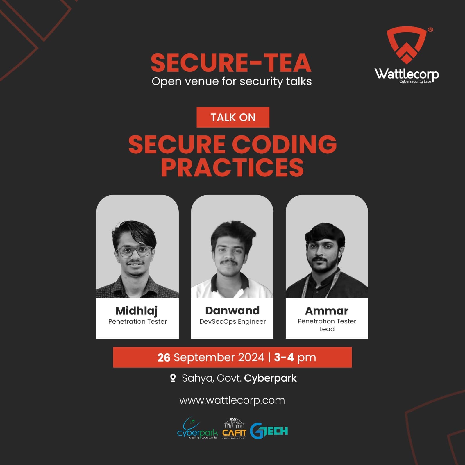 Secure Tea - Talk Series #1: Unleashing Secure Coding Practices | Cyber ... Secure Tea - Talk Series #1: Unleashing Secure Coding Practices | Cyber ...
